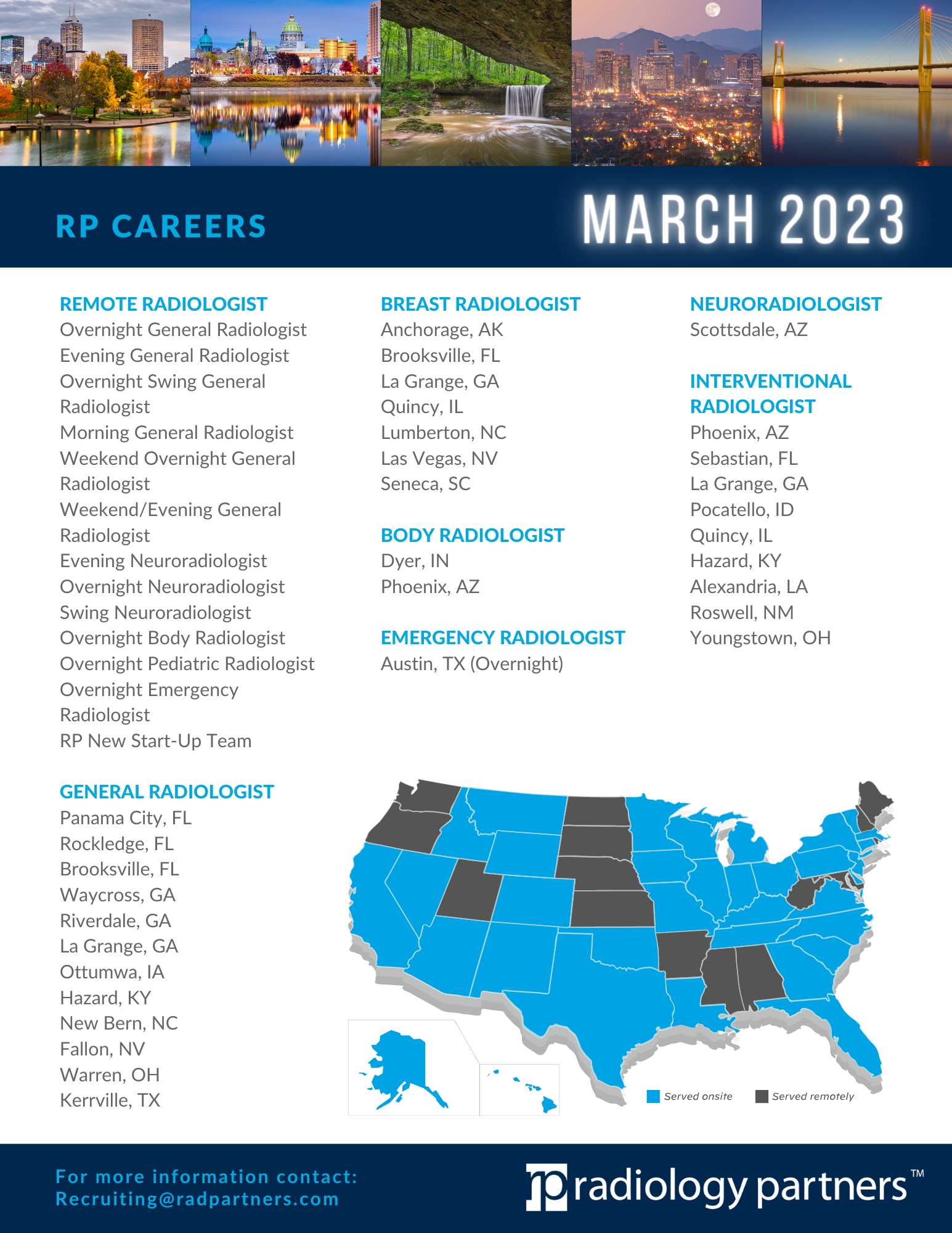 RP Night Out Resource Documents • Radiology Partners