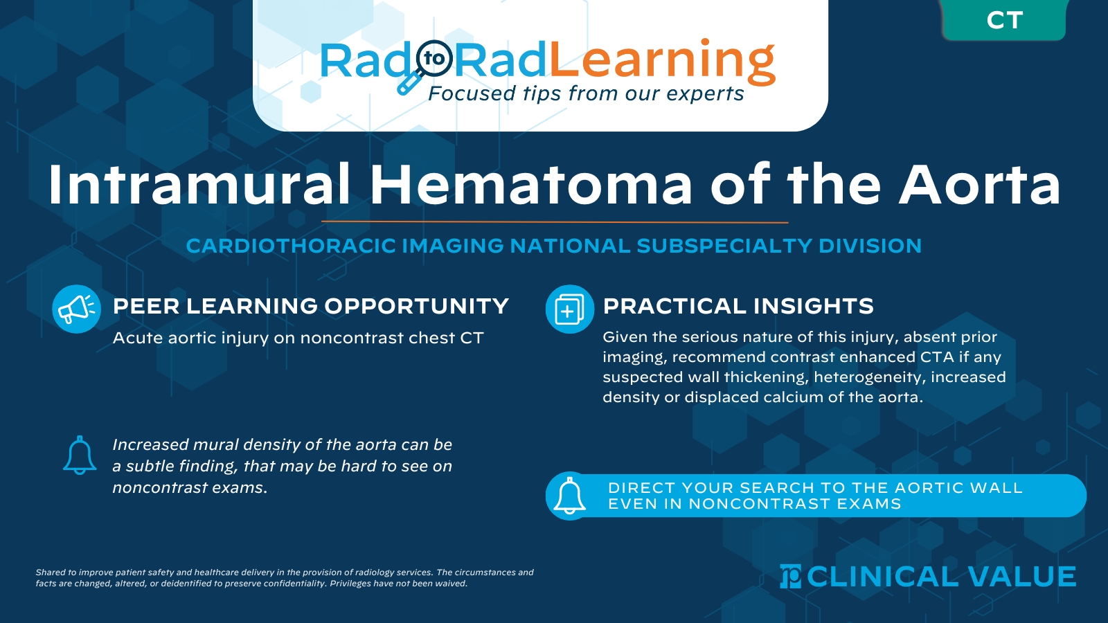 Rad to Rad Learning: Intramural Hematoma of the Aorta
