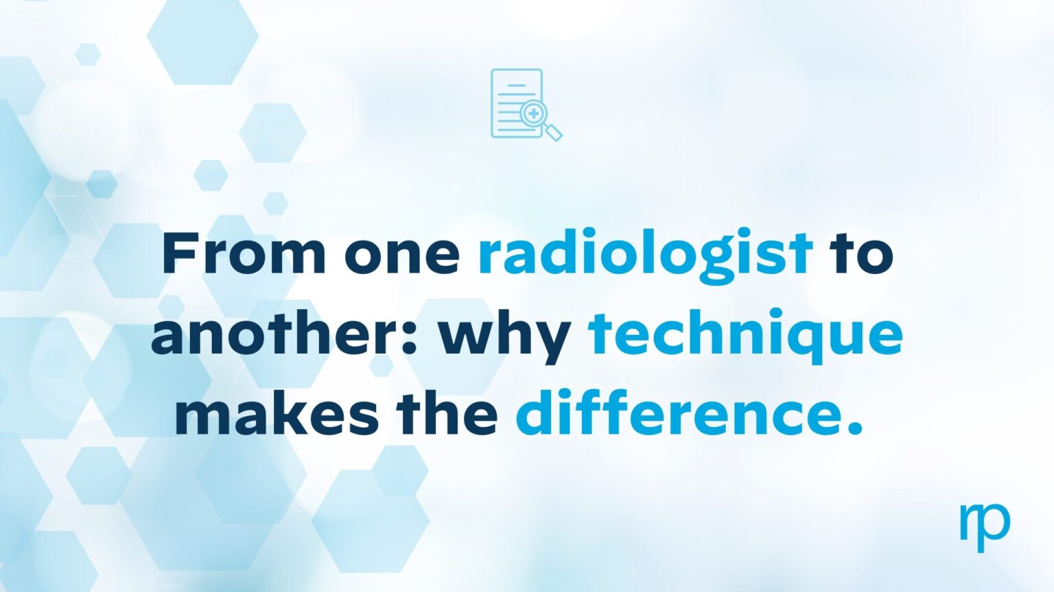 Radiology Partners: Transforming Radiology for Radiologists, Radiology ...